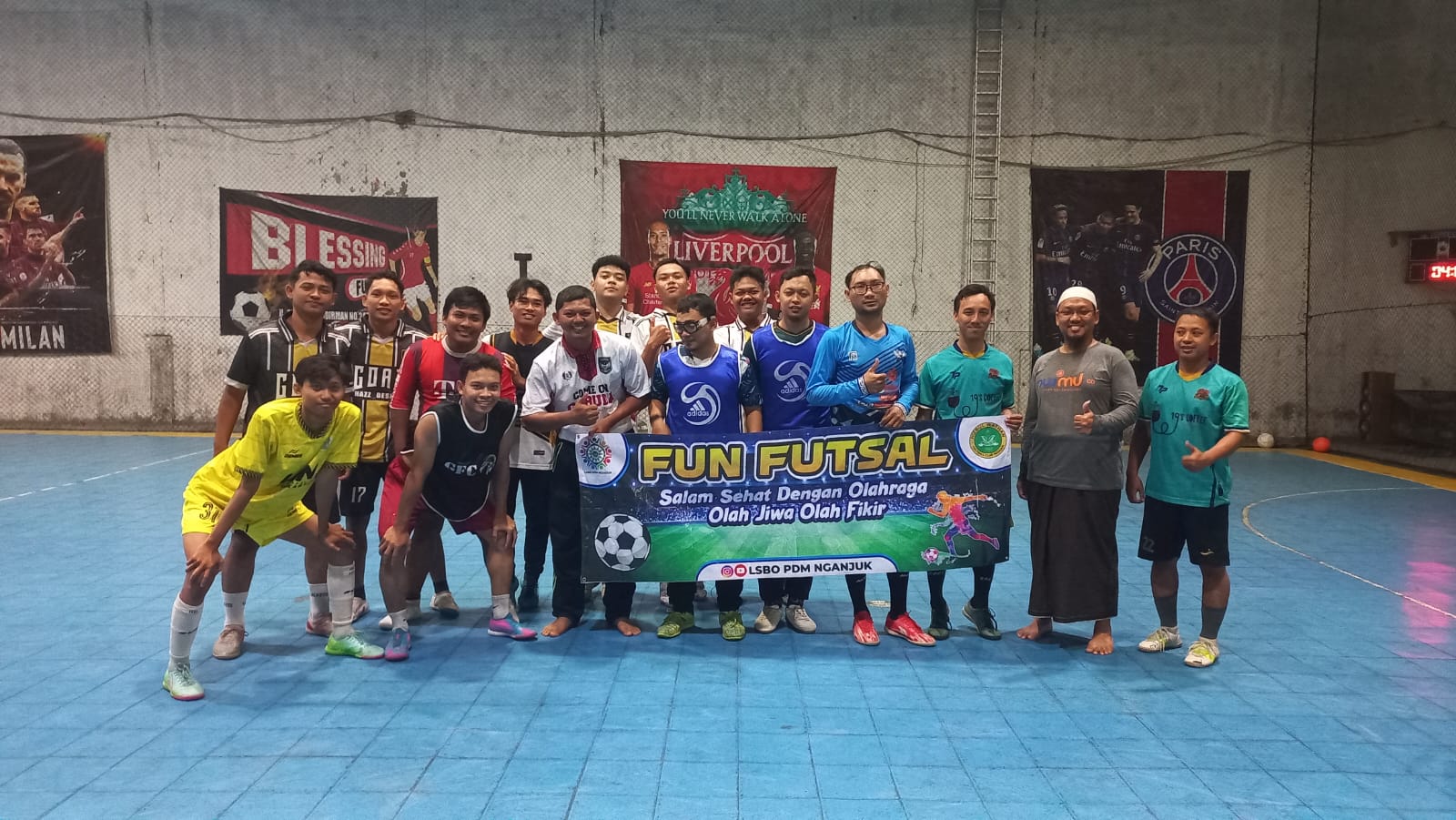 TIM FUTSAL LSBO PDM NGANJUK GELAR LATIHAN JELANG TURNAMEN FUTSAL PWM ...