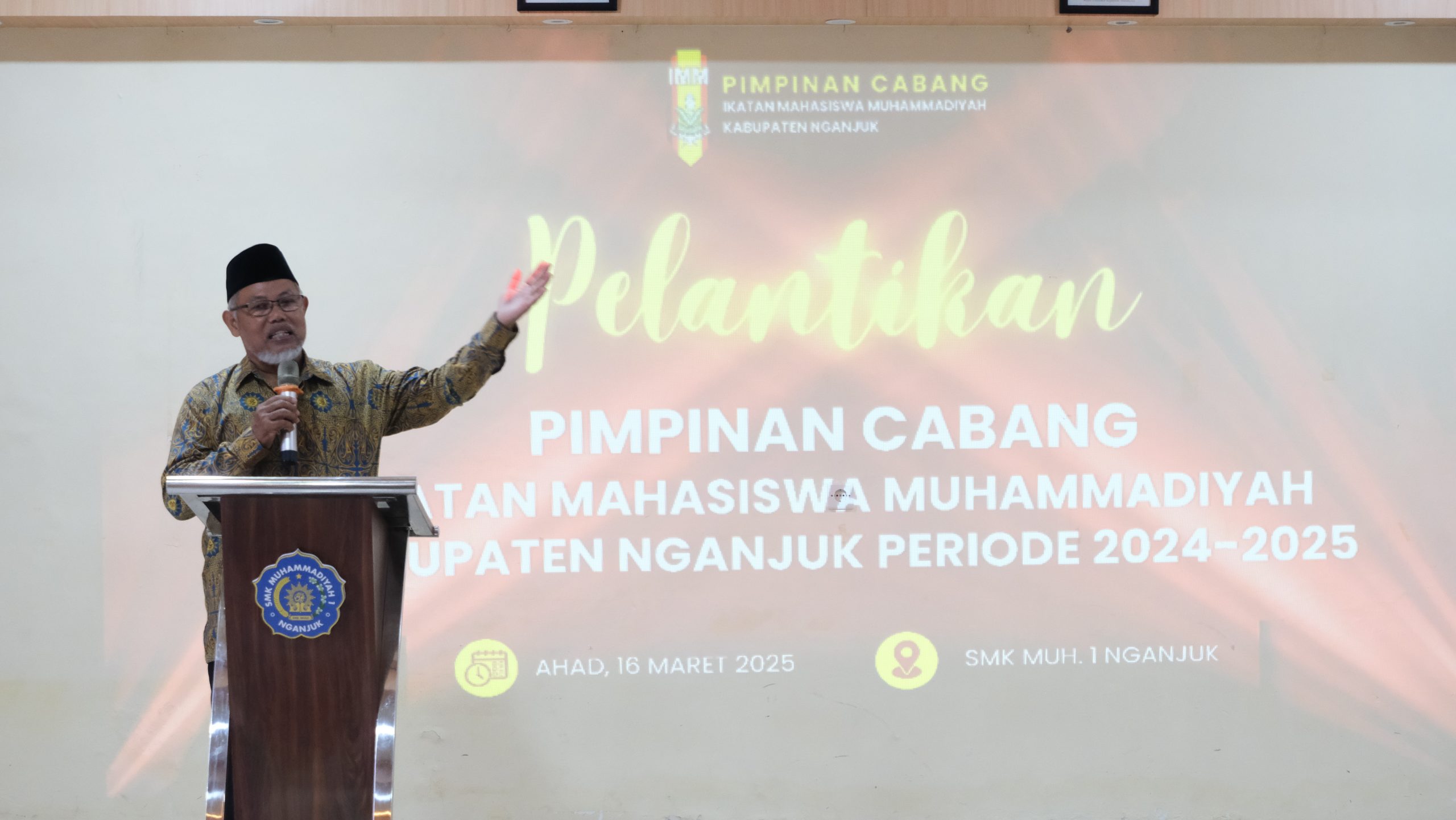 Hadiri Pelantikan PC IMM Nganjuk Periode 2024-2025, PDM Nganjuk Tekankan Pentingnya Ideologi ...